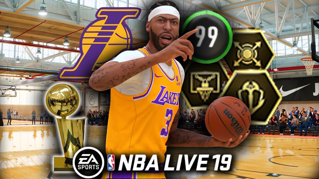 “THE BROW” ANTHONY DAVIS POST ANCHOR/RIM PROTECTOR BUILD GAMEPLAY NBA ...