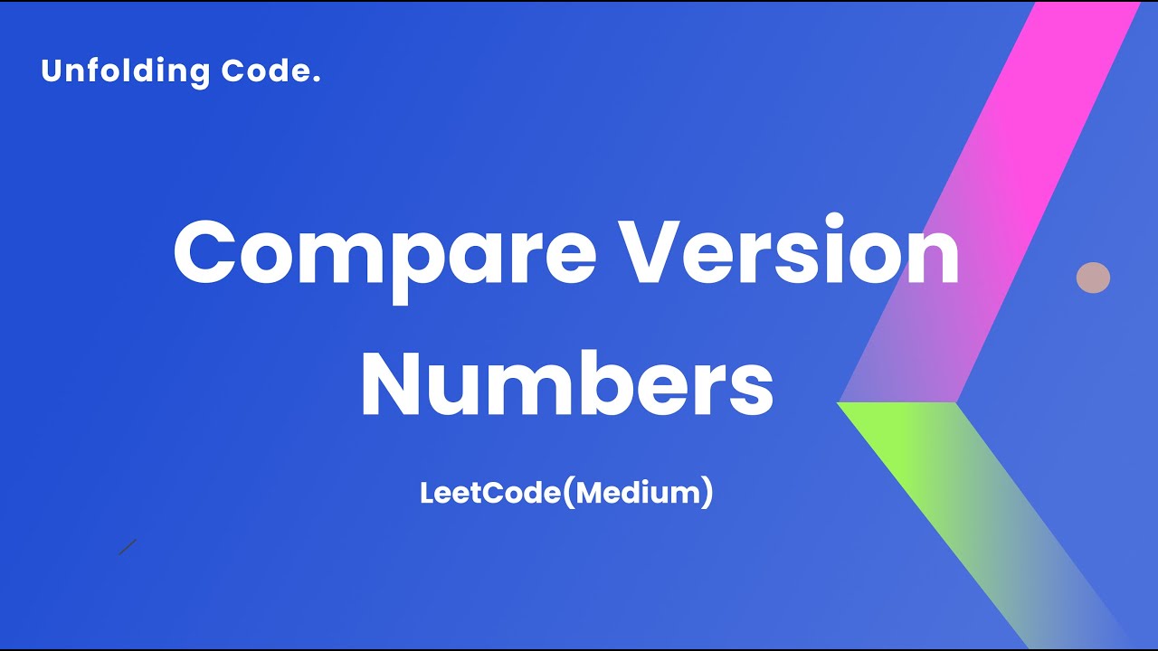 Compare Version Numbers - YouTube