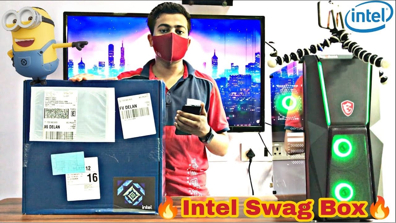 🔥My First Unboxing🔥 -Intel PlayPass Swag Box 🎁 - YouTube