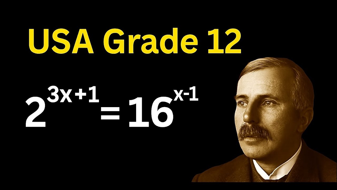 "Math Olympiad Exponent Equation Problems | Exponential Equation Tricks ...