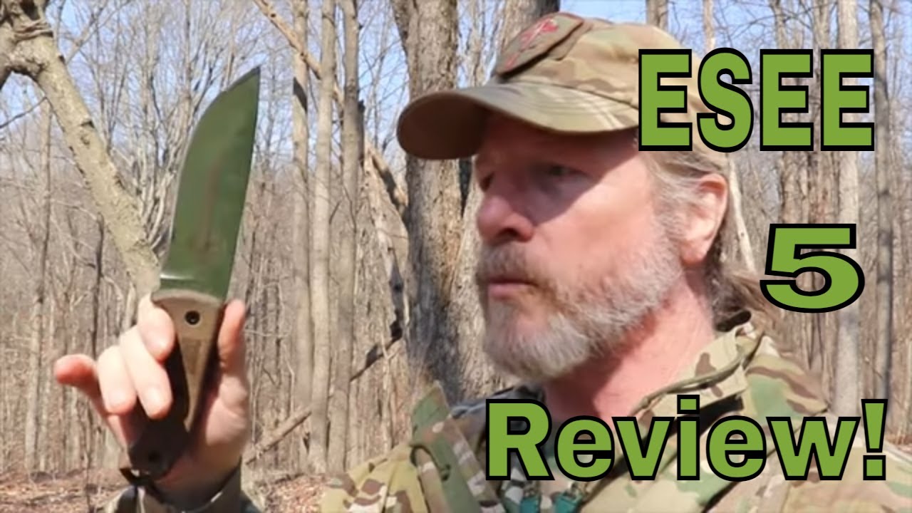 ESEE 5 Knife Review - YouTube