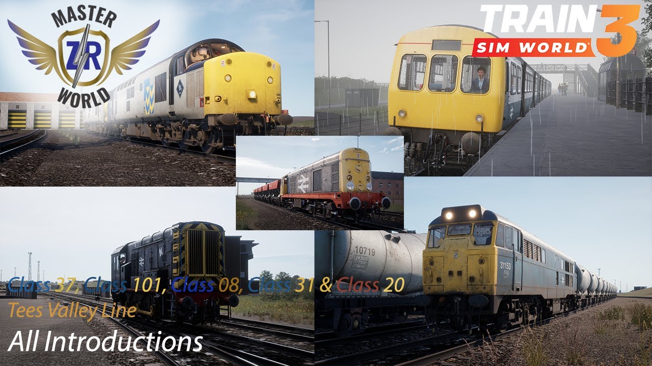 All Introductions - Tees Valley Line - Train Sim World 3 - YouTube