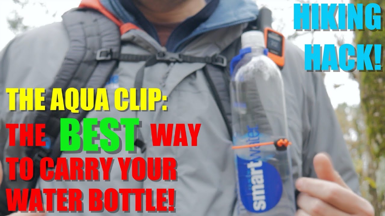 The Aqua Clip: The BEST Hiking Hydration HACK! - YouTube