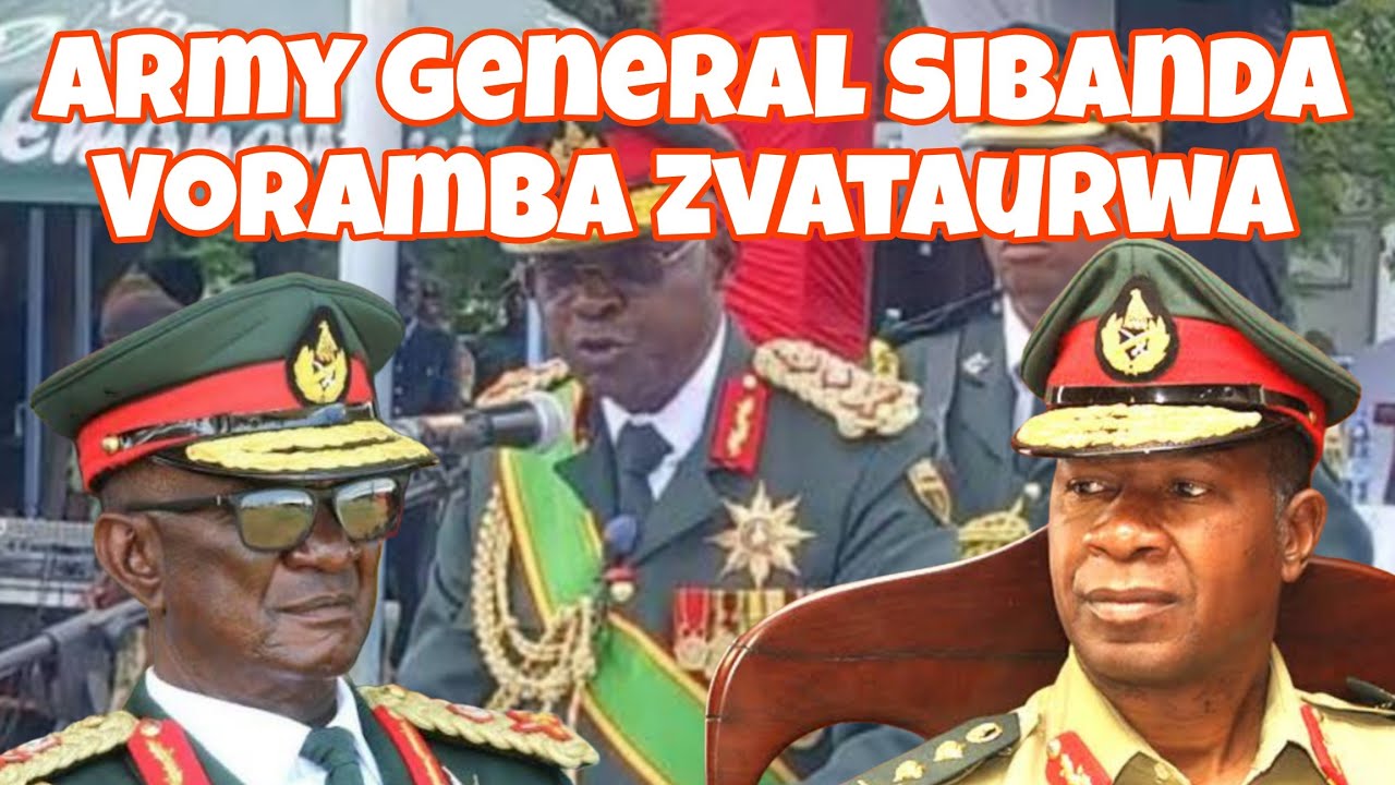 Army General Sibanda voramba zvataurwa inzwai - YouTube