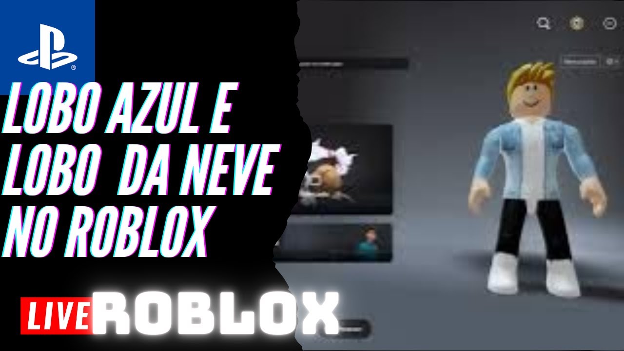 Live roblox: Lobo Azul e Lobo da Neve no roblox - YouTube