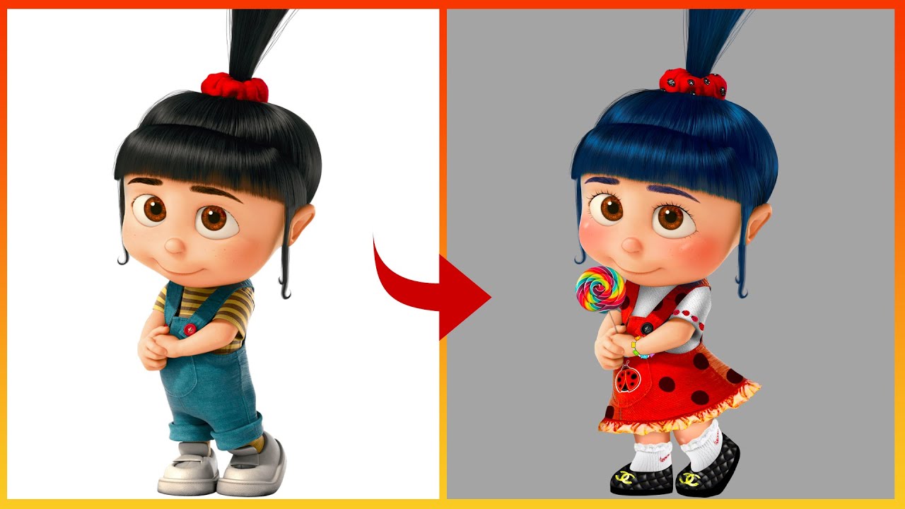Minions: The Rise of Gru Agnes Glow Up Into Miraculous Ladybug ...
