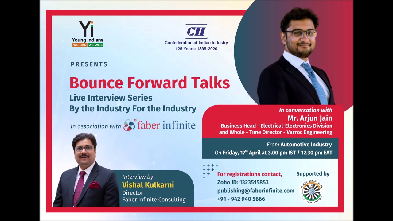 Bounce Forward Talk - Mr Arjun Jain - Varroc - YouTube