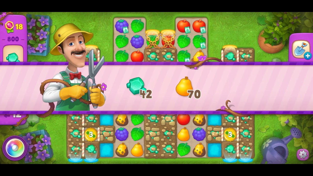 level 800 lovely gameplay - YouTube