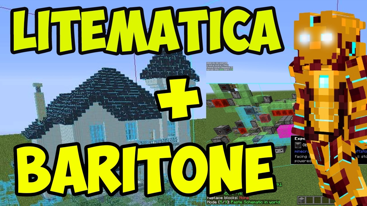 Minecraft 1.21.x how to use BARITONE with LITEMATICA (2026) | How to ...