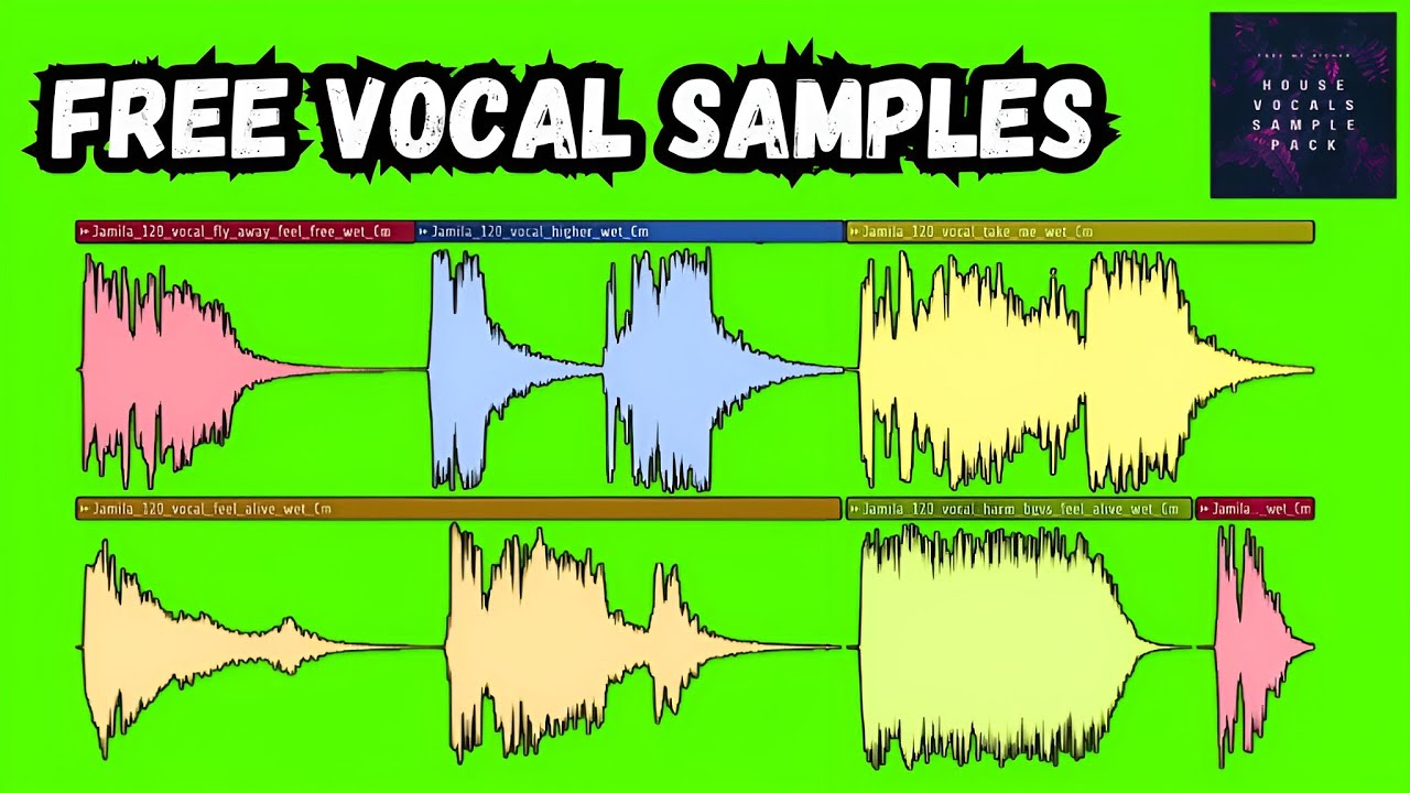 FREE Female VOCAL SAMPLES - House VOCALS By Jamilaford 😲 - YouTube