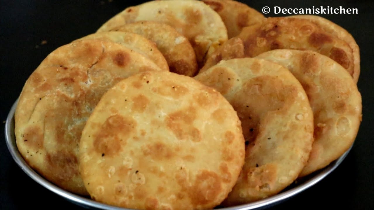 Puran Puri / Halwa Puri Recipe / Chana dal Halwa Stuffed Poori - YouTube