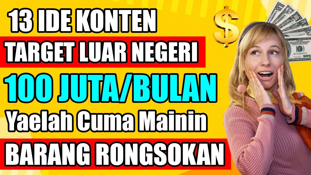 MODAL BARANG BEKAS!! 13 Konten Target Luar Negeri - YouTube