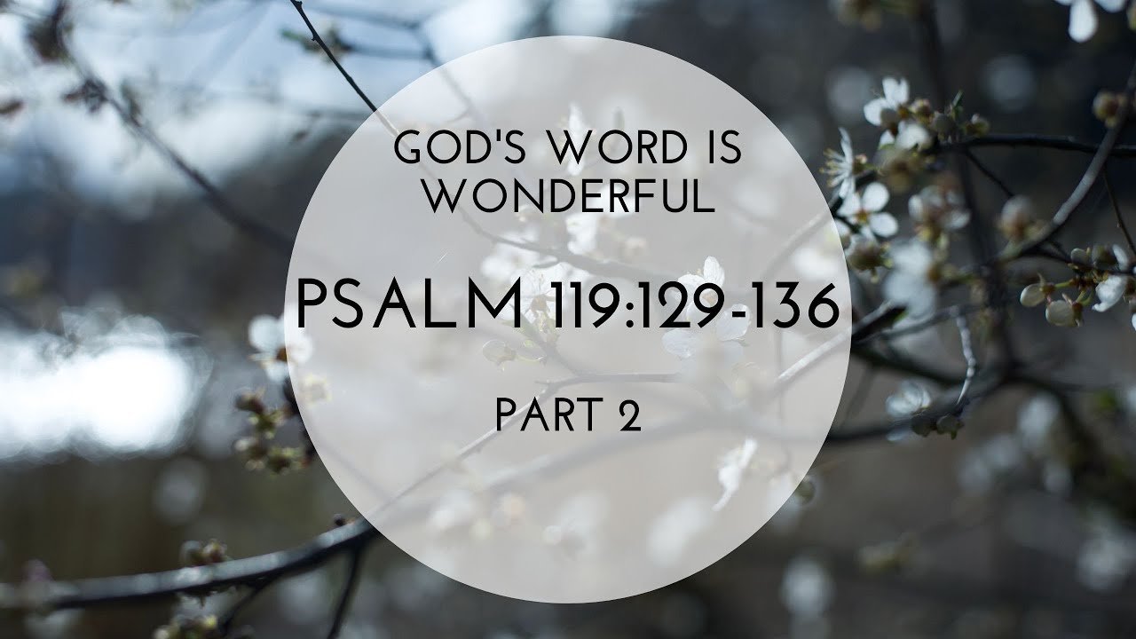 God s Word Is Wonderful Part 2 Psalm 119 129 136 YouTube god-s-word-is-wonderful-part-2-psalm-119-129-136-youtube