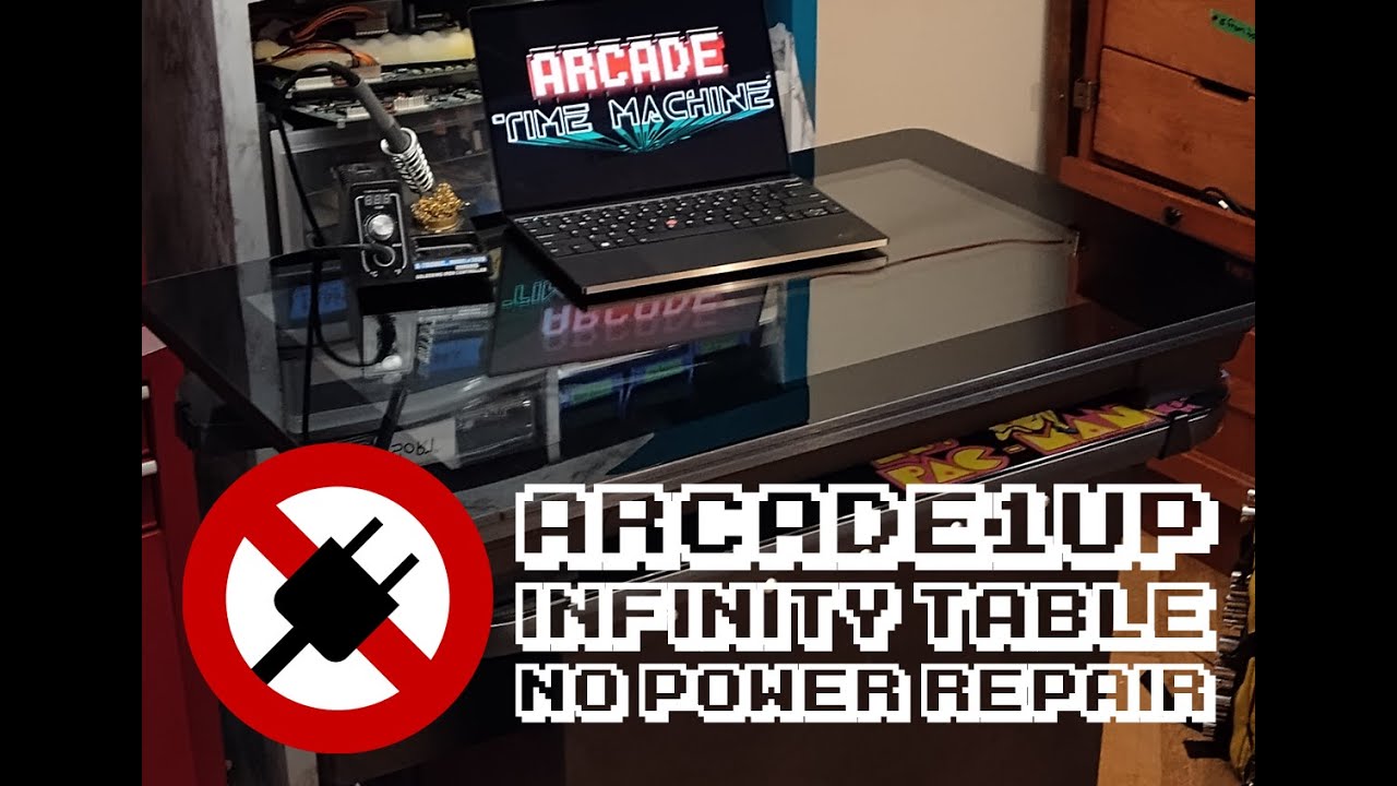 (repaired) Arcade1up Infinity Board Game Table - No Power Malfunction ...