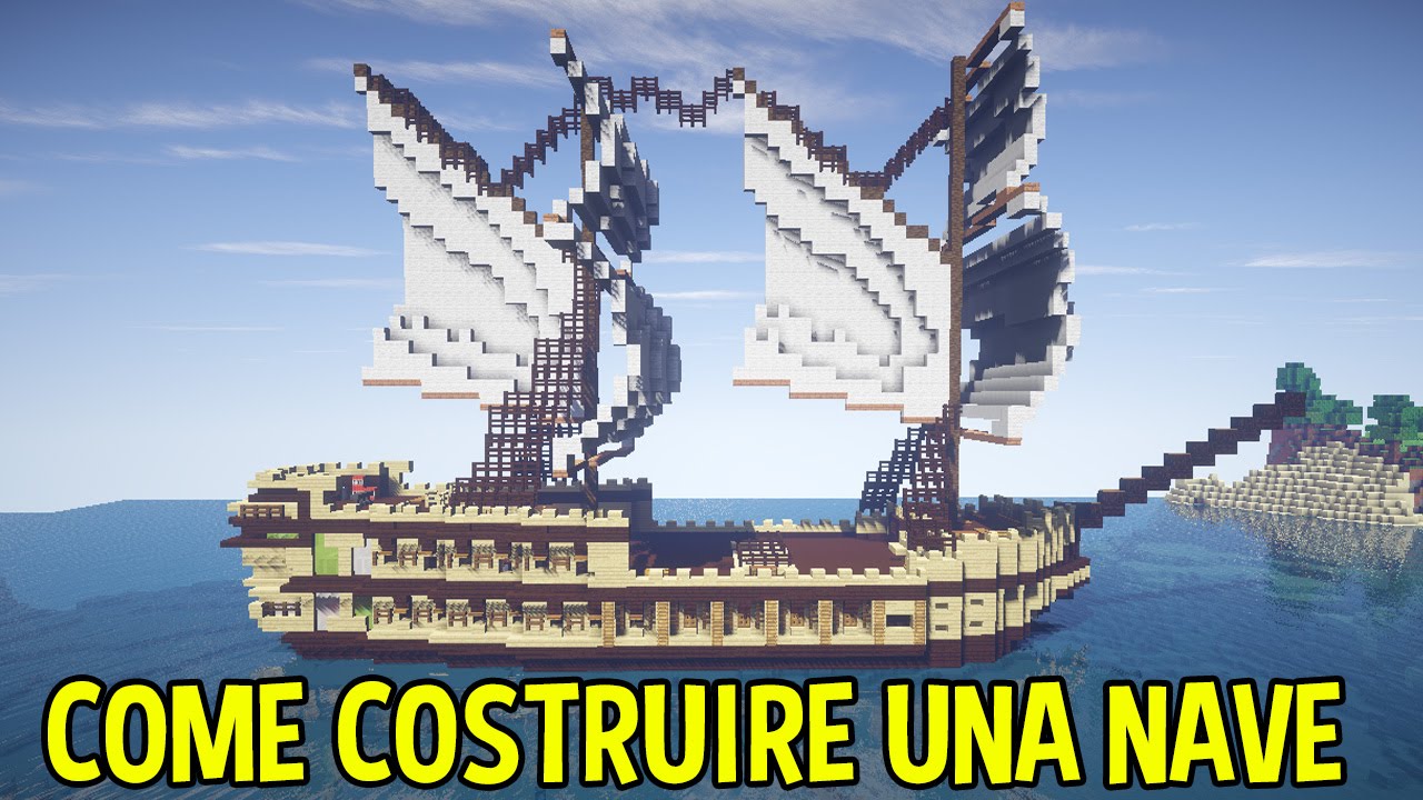 COME COSTRUIRE UNA NAVE IN MINECRAFT PARTE #1 - YouTube