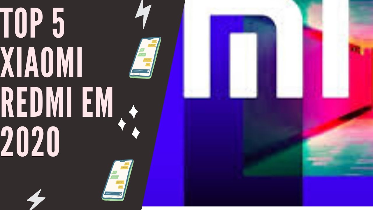 😍Top 5 smartphones da xiaomi redmi em 2020 - YouTube