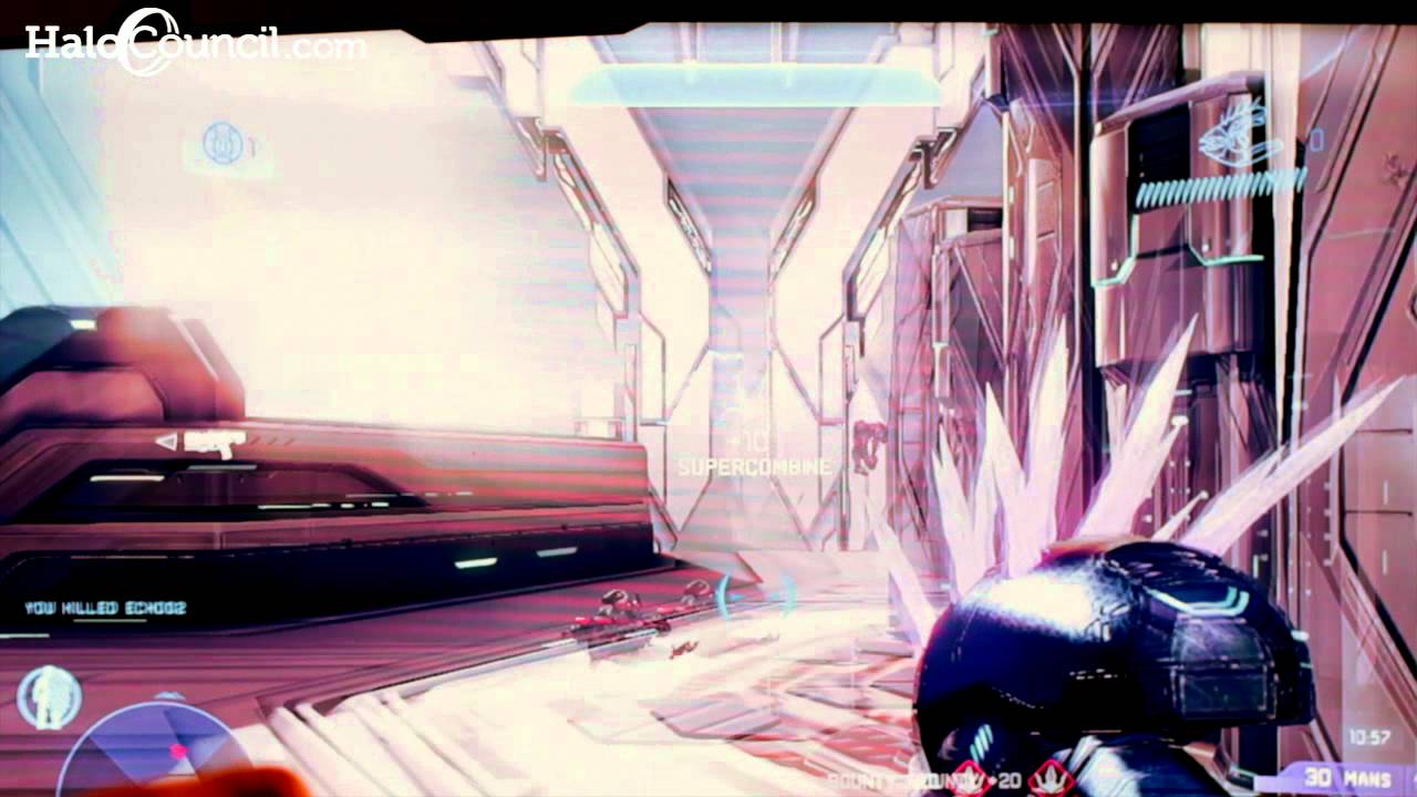Halo 4 Hardlight Shield, Jetpack and more! Gameplay Highlights with ...