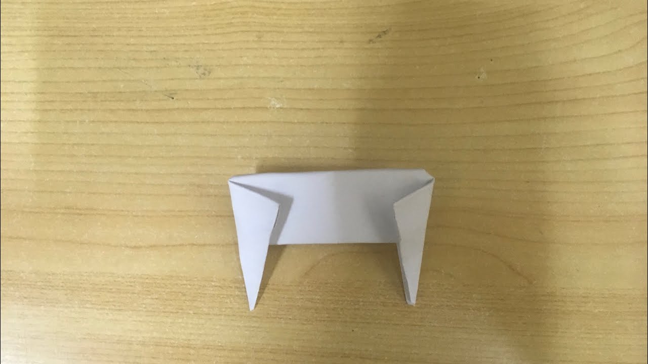 How To Make An Origami Vampire Teeth - YouTube