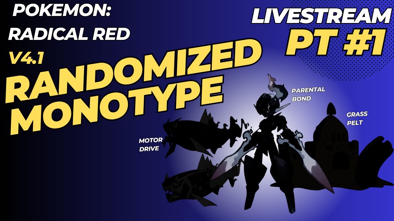 New MONOTYPE Run! Let's get SPOOKY | Pokemon: Radical Red v4.1 - YouTube