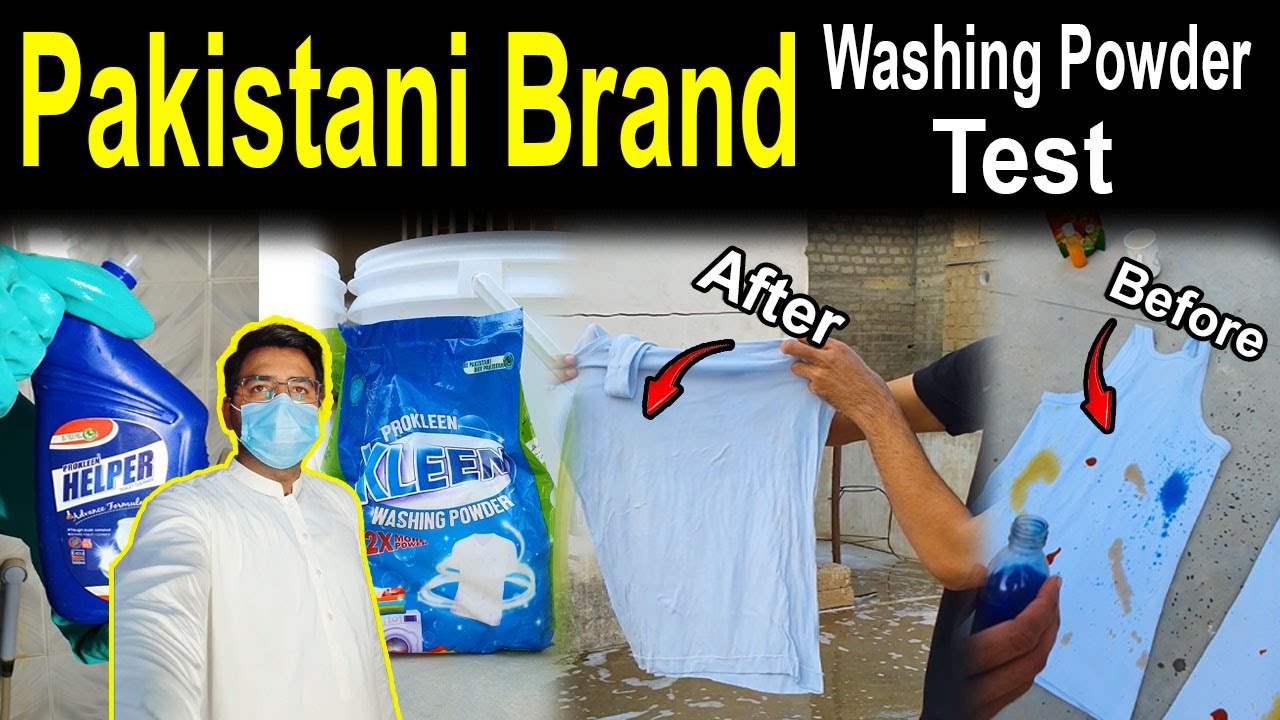 Pakistani Brand Prokleen | Washing Powder Test | Home Cleaning Products ...