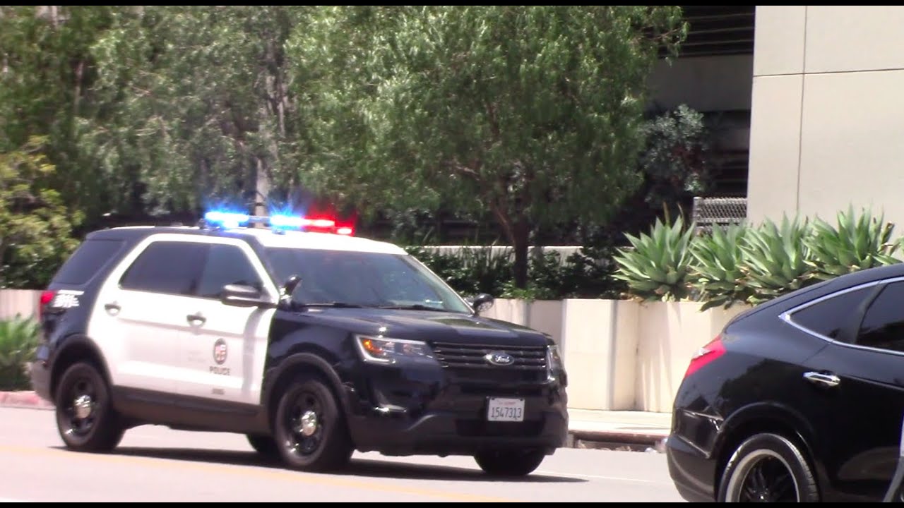 LAPD Ford Explorer Responding - YouTube