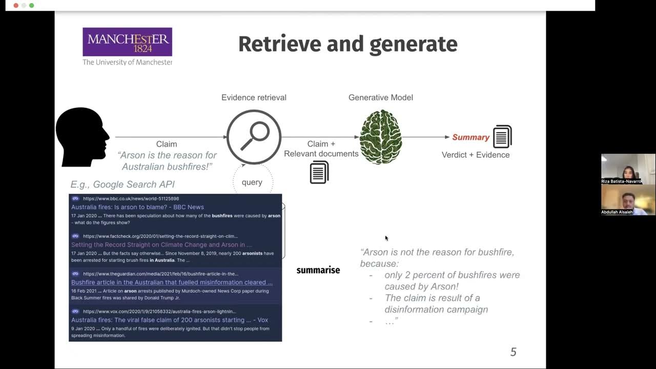 Riza Batista Navarro - A Pipeline for Generating Fact-checking Explanations - YouTube