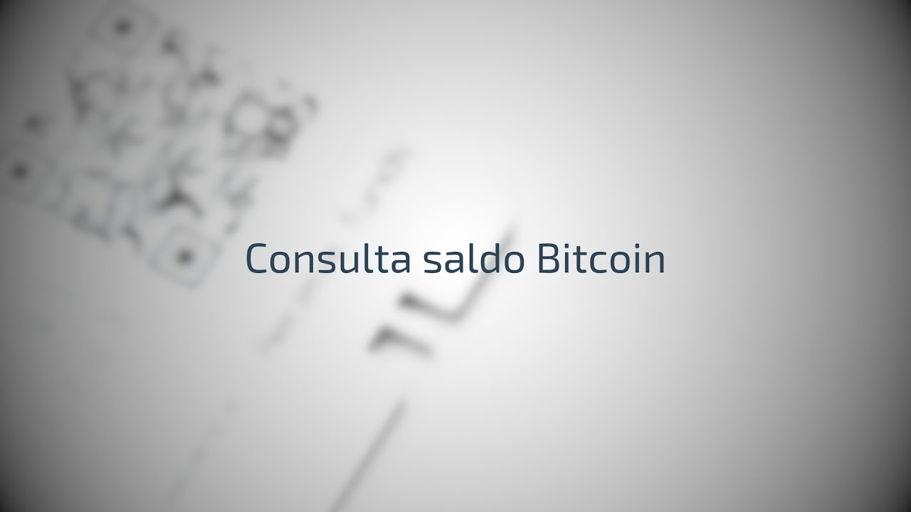 [Tutorial 1/13] ¿Cómo consultar el saldo de tu Wallet #bitcoin ...