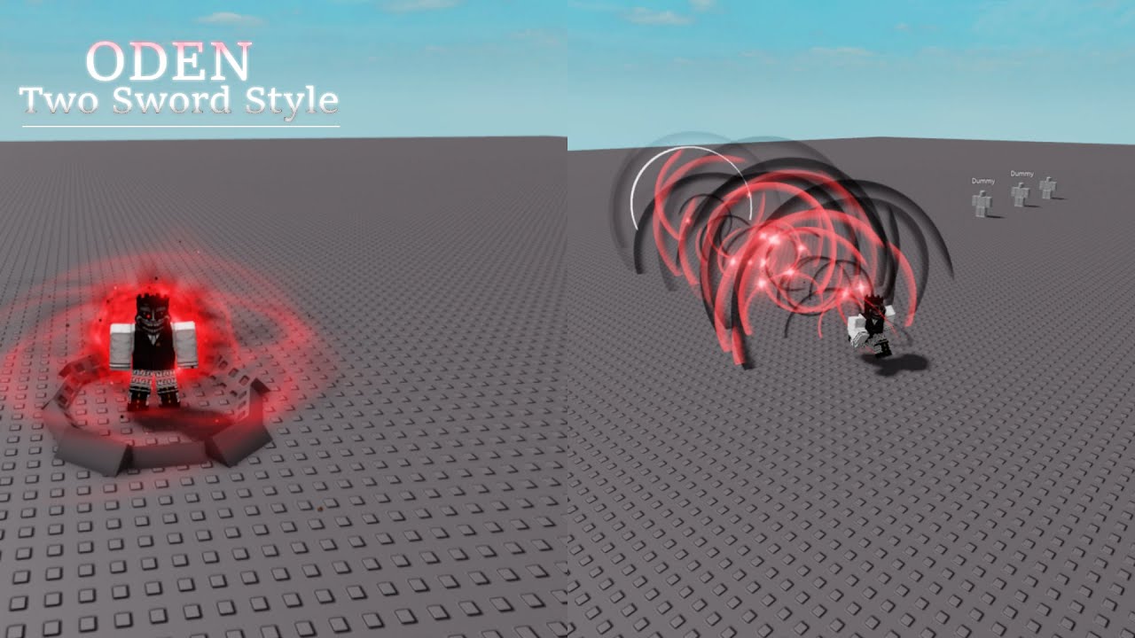 Roblox Studio VFX Showcase | Oden Two Sword Style - YouTube