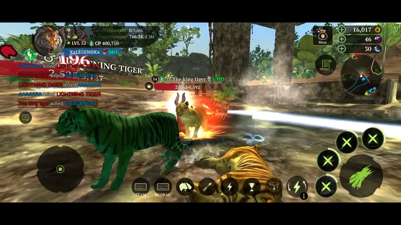 the tiger play pvp and see brave yt #thetiger #jump#tiger #yt - YouTube