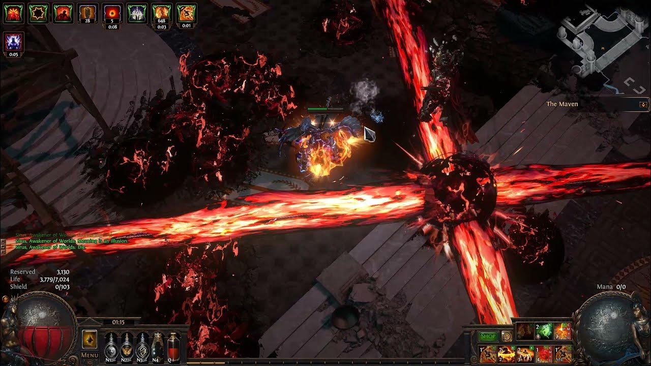 [Path of Exile] Sirus A8 Deathless - YouTube