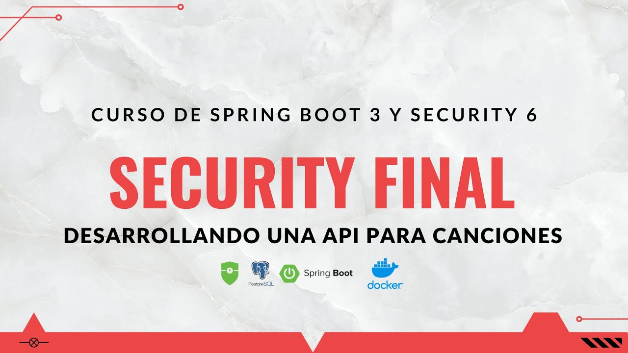 🚀 Curso de Spring Boot 3 y Security 6 | Desarrollando una API para ...