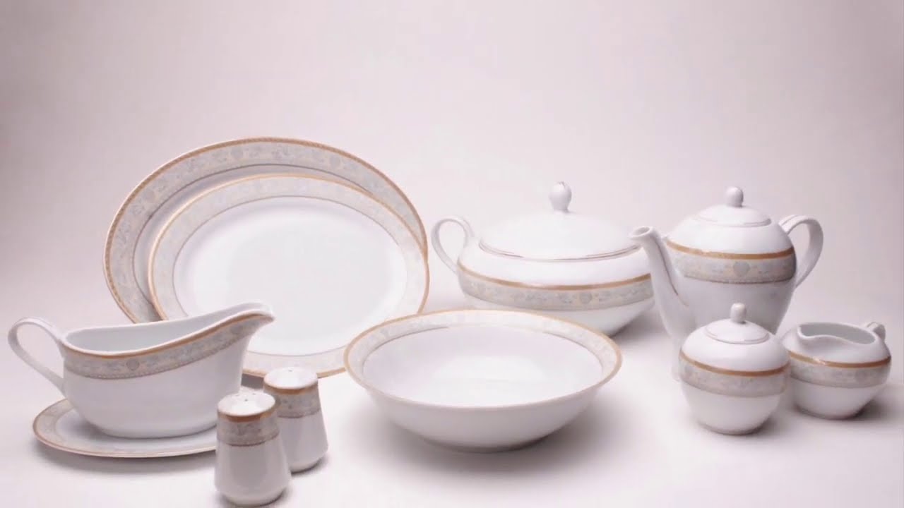 98 pcs Exclusive Dinnerware - YouTube