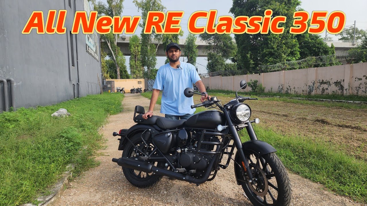 New Classic 350 Stealth Black 2024 || Classic 350 @TechAuto93 - YouTube