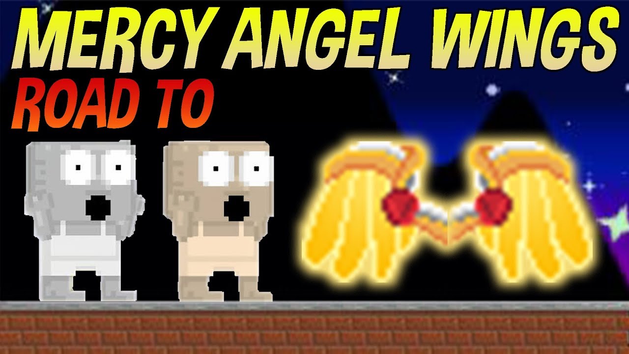 Road To Mercy's Angel Wings #1│Growtopia(그로우토피아) - YouTube