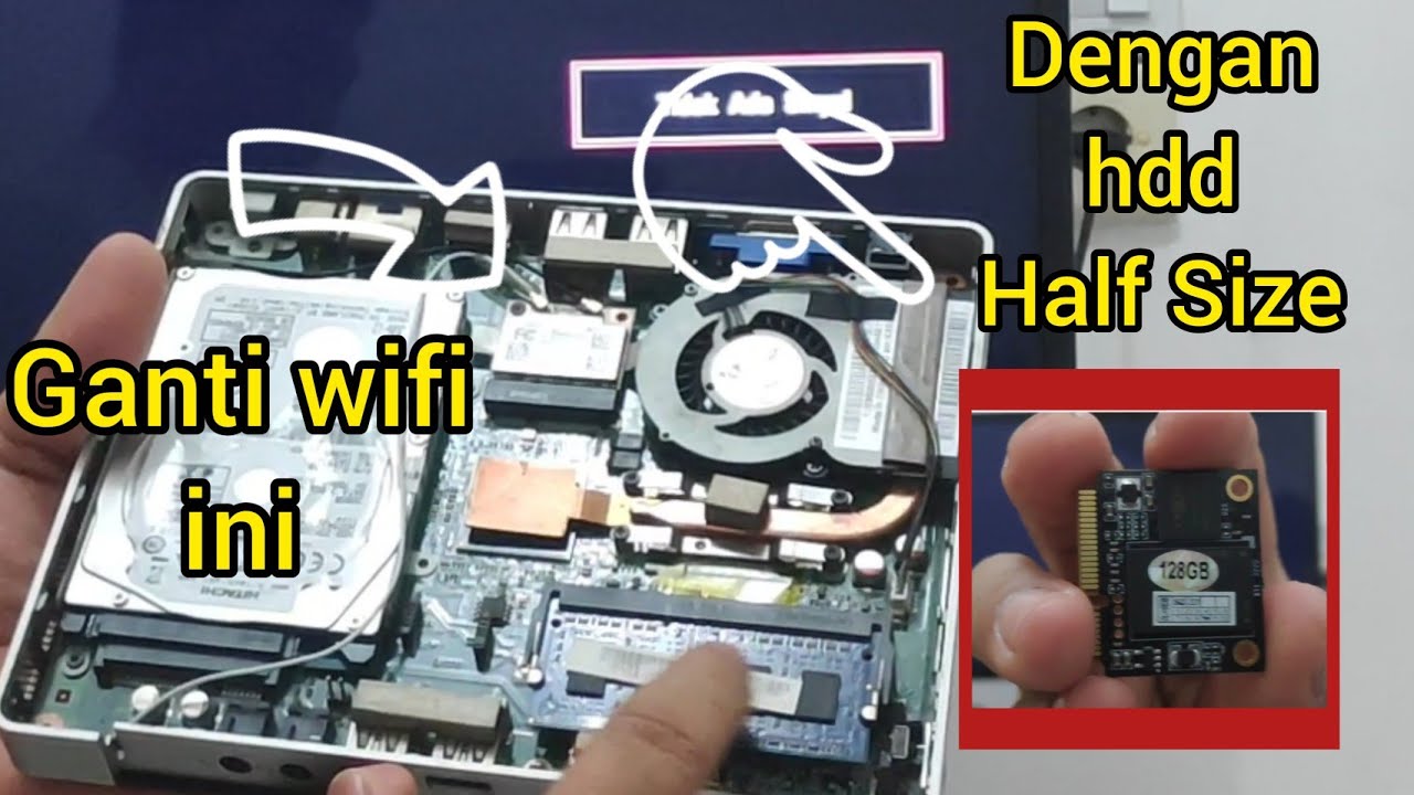 SSD Half Size untuk expand HDD di wifi Slot - YouTube