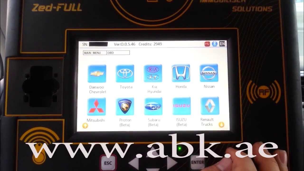 Jeep Grand Cherokee 2009+ Fobik Key Pin Code Reading & Programming By Zed Full Key PRogrammer ...
