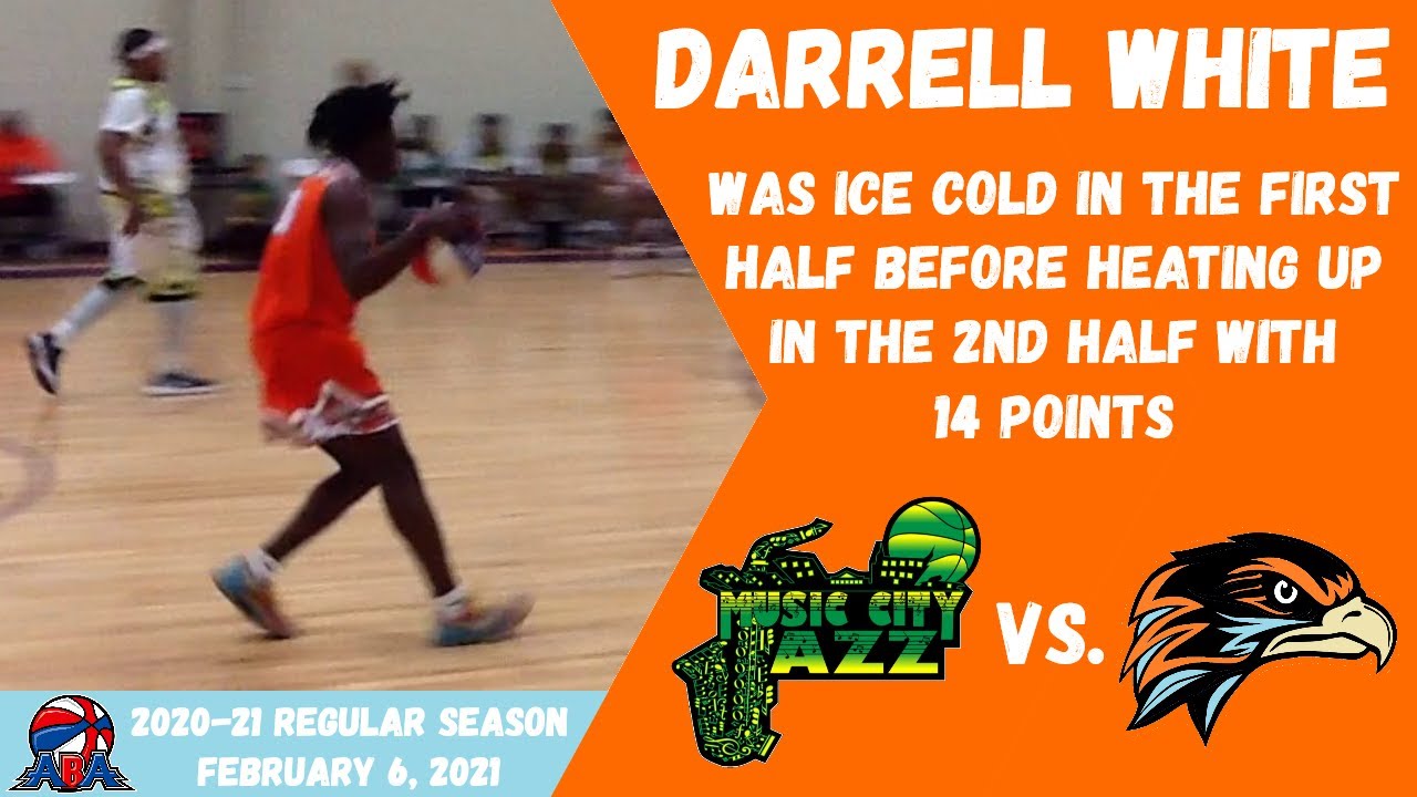 Darrell White Was ICE COLD In First Half Then HEATS UP In the 2nd Half ...