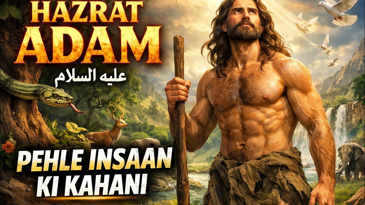 The story of the prophet Aadam alaihissalam.The first human being # ...