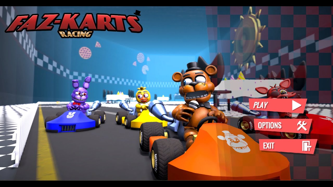 I PLAYED The NEW FNAF KART GAME - YouTube