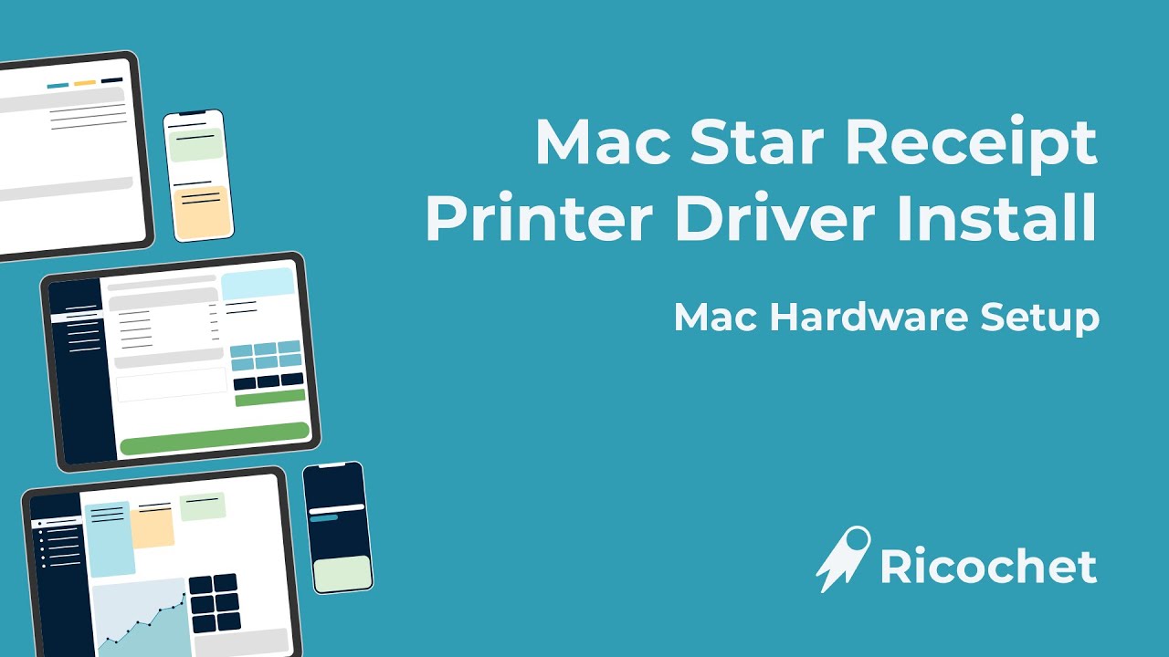 Mac Star TSP Receipt Printer Driver Install - YouTube