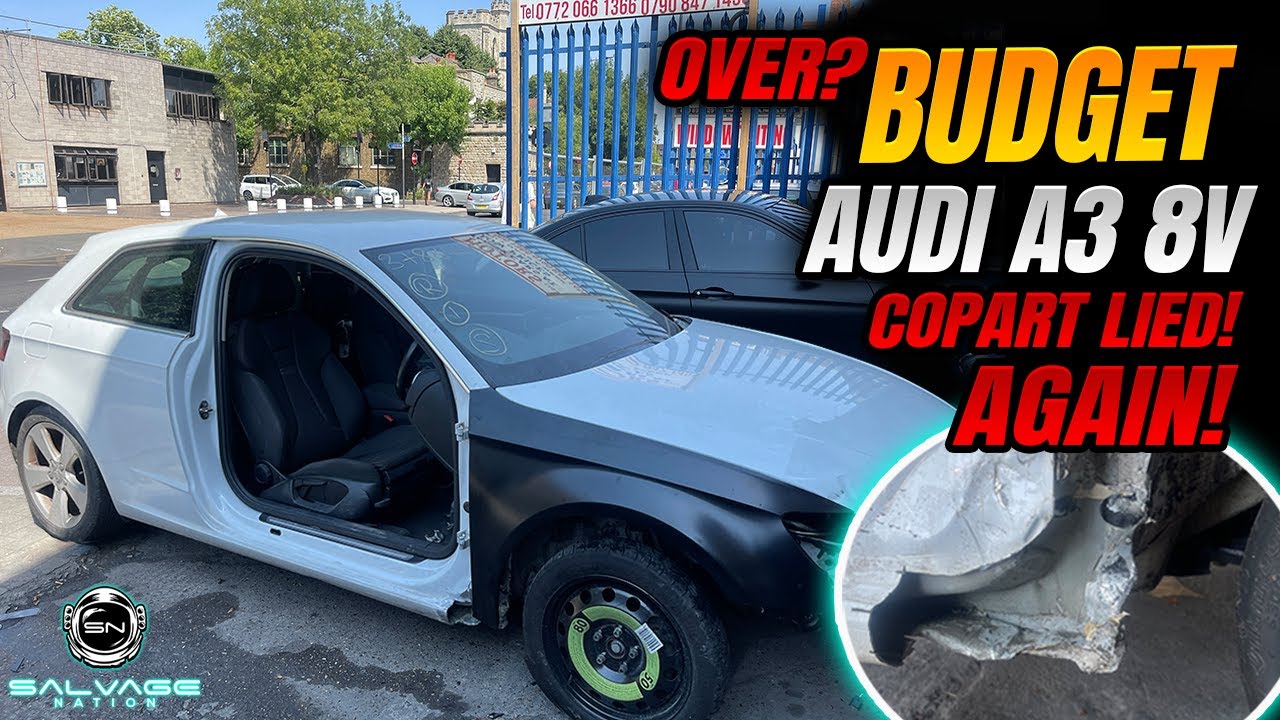 REBUILDING MY BUDGET CRASH DAMAGED AUDI A3 8VBUILD JUST GOT ABIT STICKY ...