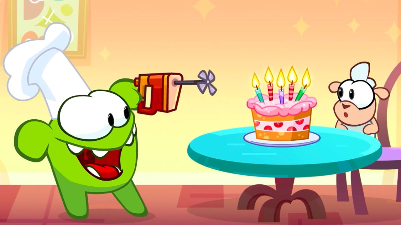 Om Nom Stories Hindi |🎂Welcome TO OM NOM Cafe | Birthday Cake | Funny ...
