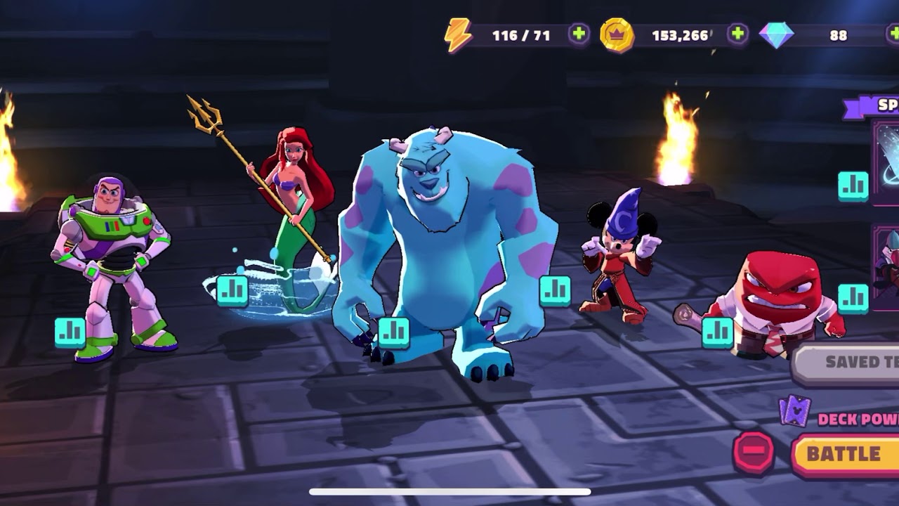 Disney arena game (got new characters) - YouTube