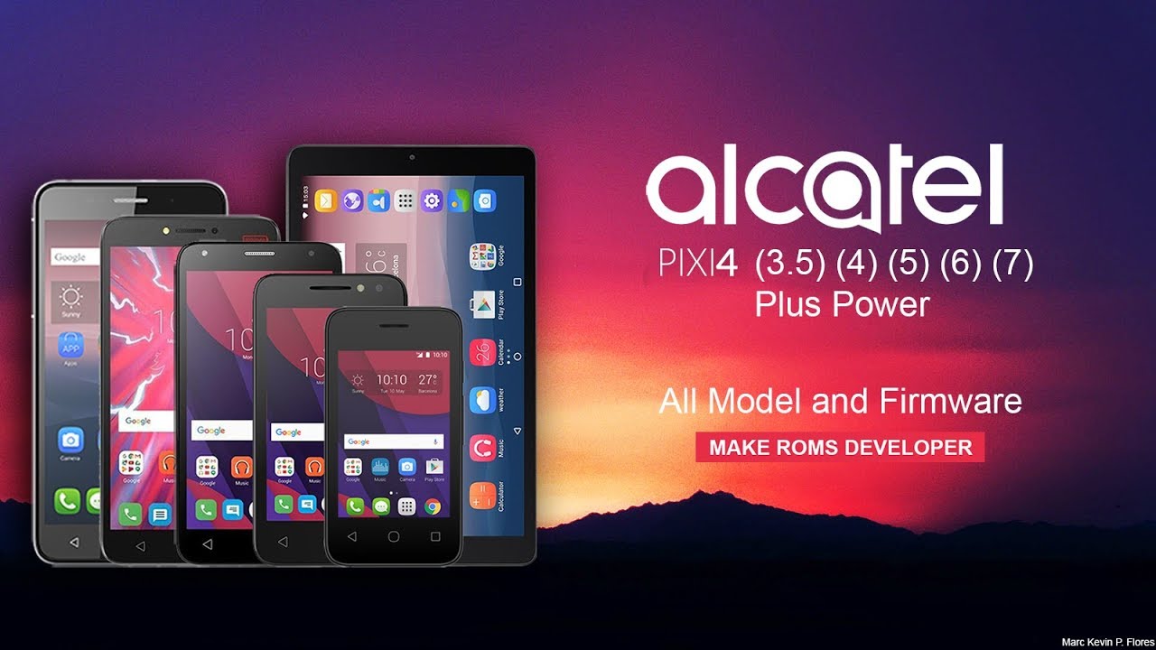 ALCATEL 9003X firmware - YouTube