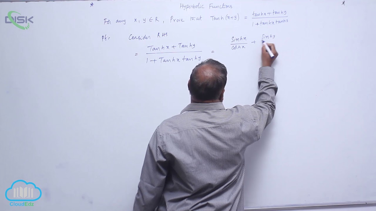 Def of inverse hyperbolic fun. and graphs || Prob on Hyperbolic fun. 1 ...