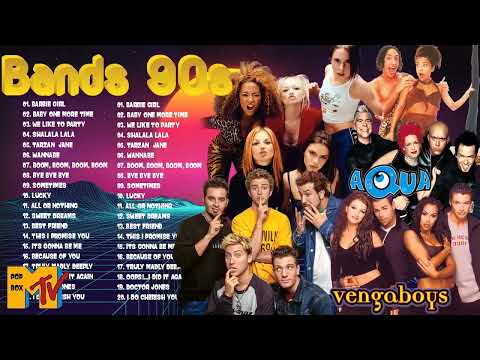 Spice Girls, Britney Spears, NSYNC, Aqua, Vengaboys, Toy Box, Backstreet Boy, WestLife