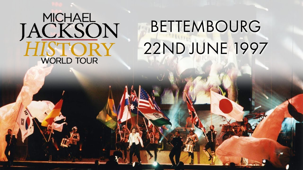 Michael Jackson - HIStory Tour Bettembourg 22nd June 1997 - YouTube