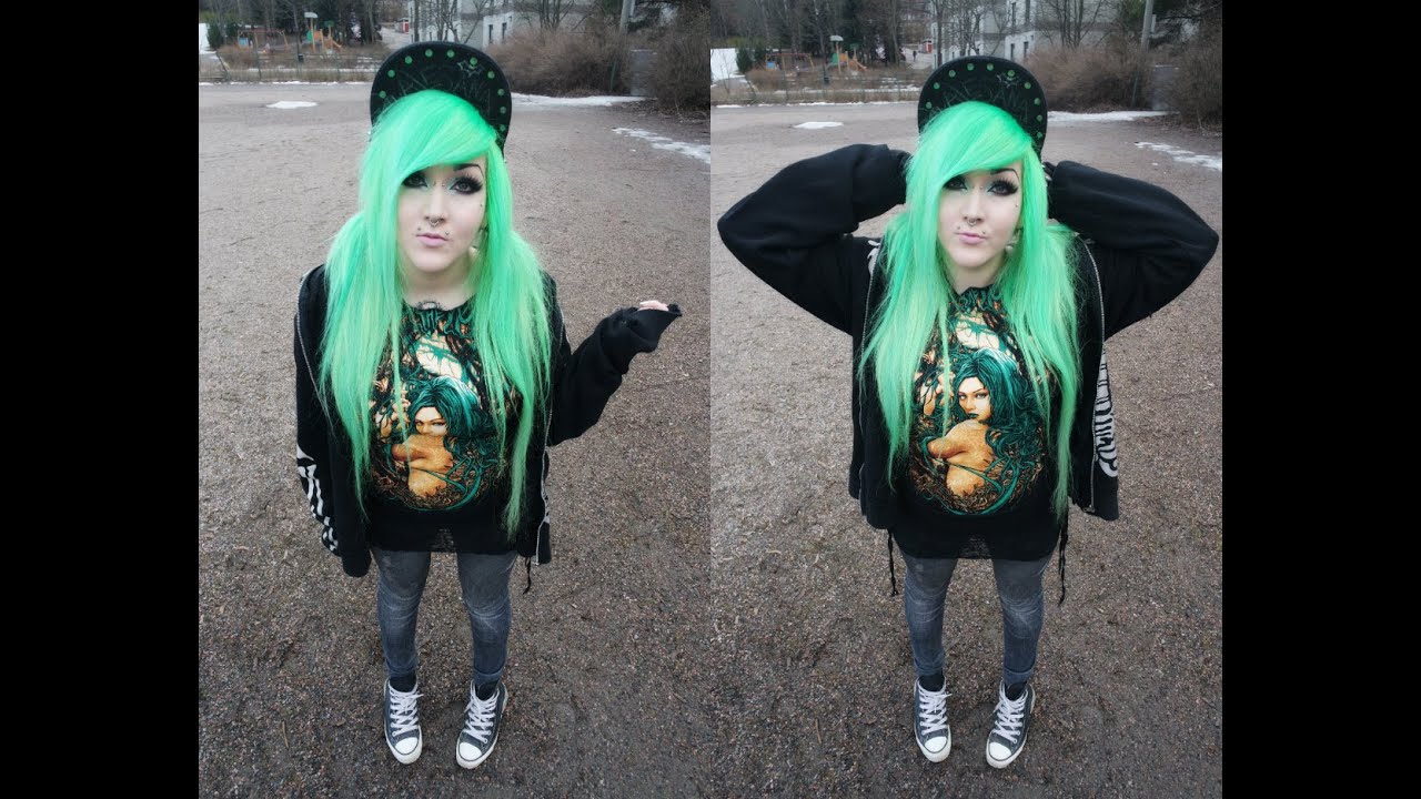 How to make "emo/scene/alternative" pigtails with clip in extensions ...