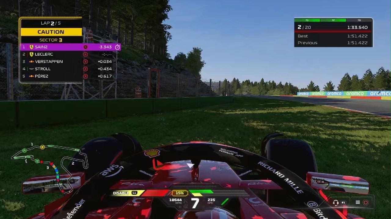 LECLERC'S NOOOOOOO SCREAM IS IN F1 24!! - YouTube