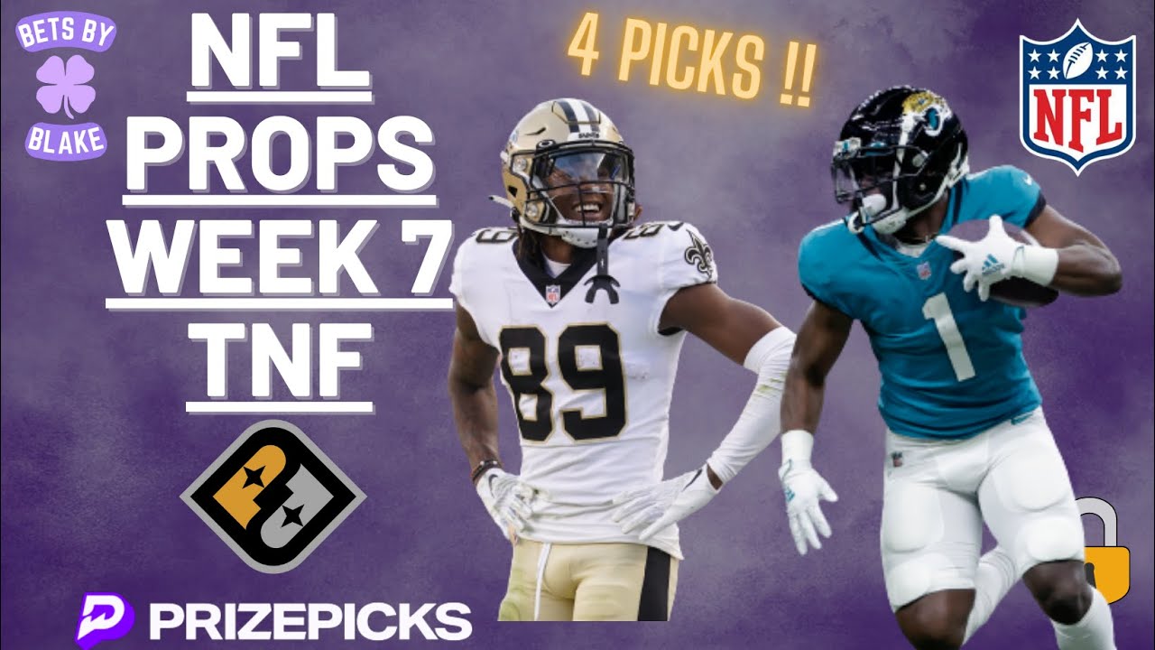 7-3 RUN!! TNF | Week 7 | PrizePicks | Best Player Props!! - YouTube